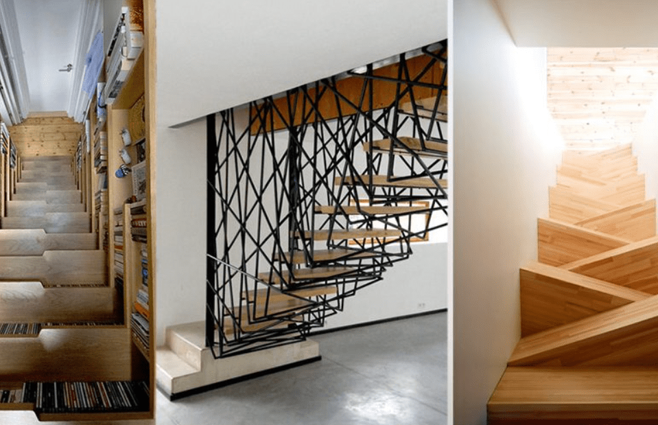 10 increíbles y creativas ideas de diseño de escaleras - Vida Saludable
